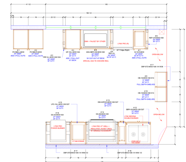 How to Design an ADA Outdoor Kitchen - Werever Outdoor Cabinets
